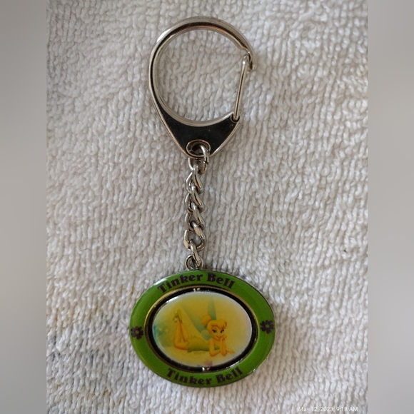 Disney | Other | Tinker Bell Spinning Keychain | Poshmark